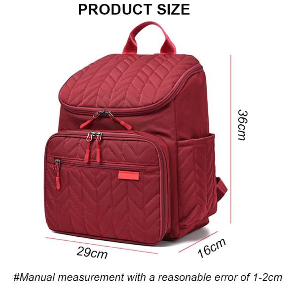 Quality Custom Diaper Bag Backpack MultiFunction Travel Bag with Changing Pad mochila for sale