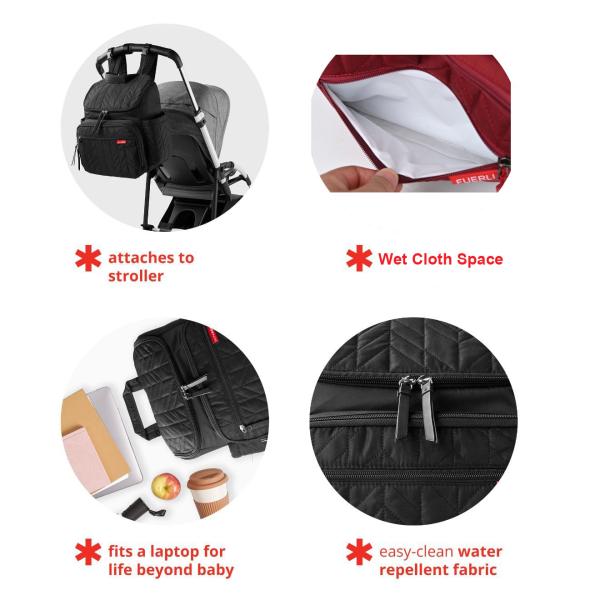 Quality Custom Diaper Bag Backpack MultiFunction Travel Bag with Changing Pad mochila for sale