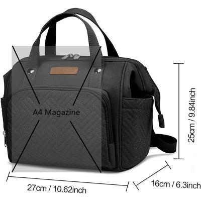 China Custom Baby Diaper Bag Backpack Small Maternity Handbag Waterproof Multifunction Travel Backpack Stylish Mini Ladies Tote Bags for sale