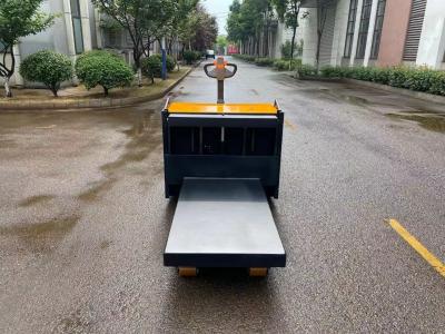 중국 7 톤 용량 전기 팔레트 트럭 플랫폼 취급 장치가 있는 잭 판매용