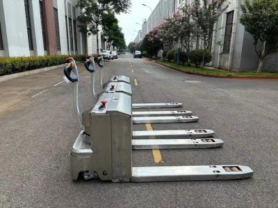 중국 전기 팔레트 리퍼 잭 몸체 재료 SUS 304 용량 2 톤 보행자 기계 스티어링 판매용