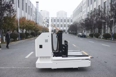 Cina AGV Body  Electric Reach Forward Stacker Jack Truck  Rated Load Capacity 500 kg in vendita
