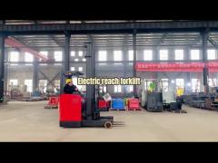 Electric Pallet Forklift Forward Moving Forklift Seat Style Load Capacity 2000 KG Forward Tilt and Backward Tilt: 3/5 °