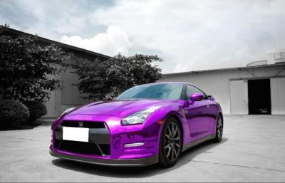 China matt film auto sticker Chrome Vinyl Car Wrap for automotive decoration for sale