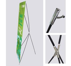 China Backdrop Fabric Dye Sublimation Printing portable banner stands with Aluminum Tube for sale