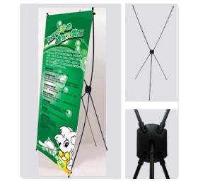 China Portable Graphic retractable banner printing Custom X Display Stands , 80*180CM for sale