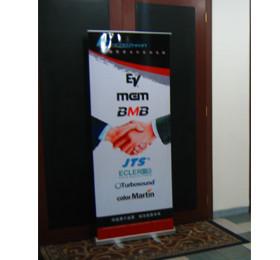 China full colour L / X banner stand retractable banner printing for trade shows for sale