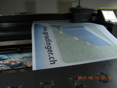 China Outdoor exhibition colorful wall advertising banner printing on polyester / cotton canvas 40m-60m for sale