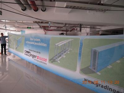 China Customized big flex 4 colour Advertising Banner Printing , High speed digital heat transfer printing for sale