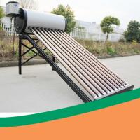 China 500L Solar Water Geyser with 58mm Evacuated Tubes and 50mm Polyurethane Insulation for sale