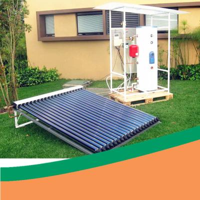 Cina Acqua solare all'aperto portatile Heater With Electric Backup del condotto termico in vendita