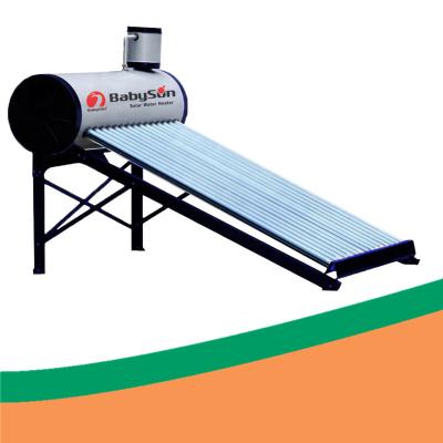 China Geyser solar de aço galvanizado da baixa pressão com tanque assistente à venda