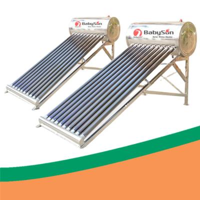Cina Eco non fa pressione sullo scaldabagno solare integrato SUS304 150 litri in vendita
