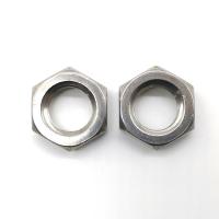China Chamfer A2 035 Stainless Steel Hex Nuts DIN 439 Jam Thin Hexagon Nuts for sale
