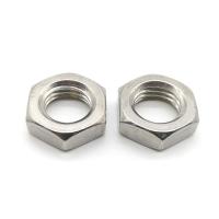 China Chamfer A2 035 Stainless Steel Hex Nuts DIN 439 Jam Thin Hexagon Nuts for sale