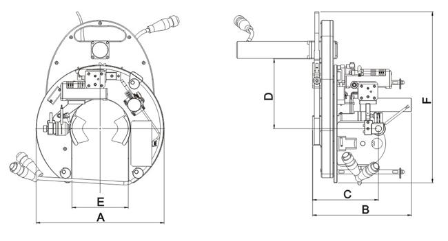 TOA Series Orbital Pipe Welding Head 1
