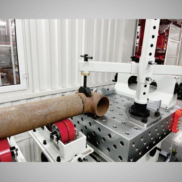 Quality Container Robot Intersecting Line Welding Work Station Equipment TIG MAG for sale