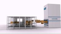 China HUAHENG High-Density Lift Vertical Carousel Storage System 7m Height 180m² Capacity for sale