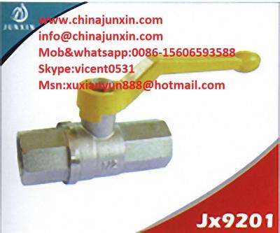 China yellow handle brass gas ball valve PTFE/VITON O-ring Brass Gas Valve/ brass gas isolation for sale