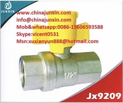 China yellow handle brass gas ball valve PTFE/VITON O-ring Brass Gas Valve/ brass gas isolation for sale