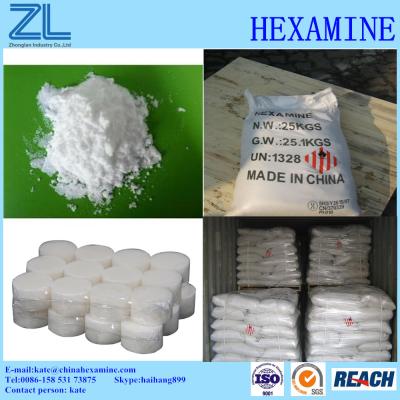 China 99.3% Hexamine used in animal remedy (Stabilized & Unstabilized) for sale