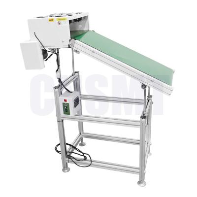 China Wave Solder Infeed/Outfeed PCB Conveyor Belt Assembly Line met koelventilatoren Te koop
