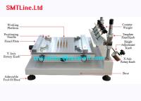 China Manual SMT Stencil Printer PCB Screen Printing Machine 450×600mm 12KG Weight with LED Table Top for sale