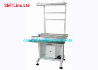 China Automatic SMT Conveyor 1200mm PLC Control Anti Static with Light Shelf for PCB Assembly for sale