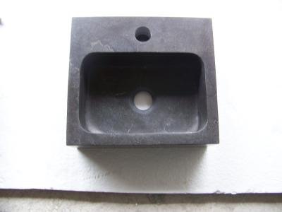 China Natural blue limestone bathroom sink honed for sale