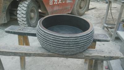 China Natural blue limestone bathroom sink honed for sale