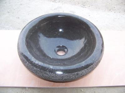 China Natural blue limestone bathroom sink honed for sale