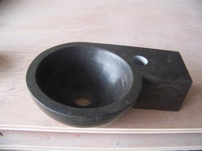 China Natural blue limestone bathroom sink honed for sale