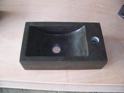 China Natural blue limestone bathroom sink honed for sale