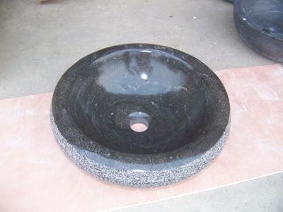 China Natural blue limestone bathroom sink honed for sale