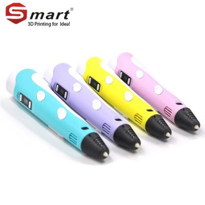China Light Stereoscopic 3D Printing Pen Drawing Printer with Filament And Power Adapter for sale