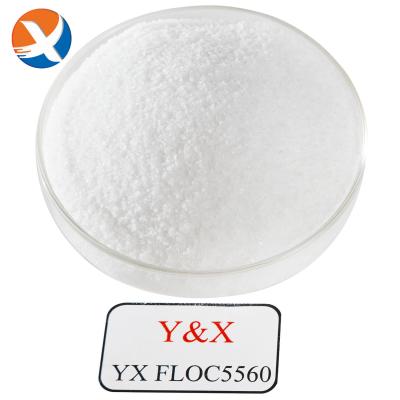 Китай PAM YXFLOC5560 Анионы Флокулянт Анионная скорость оседания быстрее продается