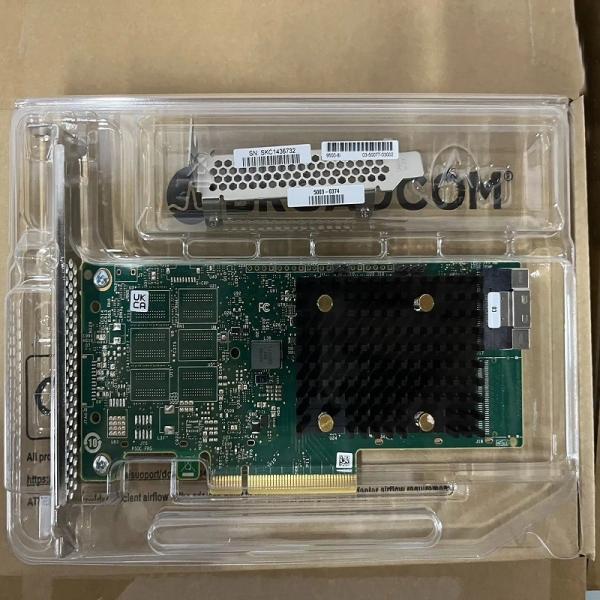 Quality Broadcom HBA Server Array Card 9500-8i Tri Mode Storage Cntroller SATA 6Gbs SAS 12Gbs PCIe for sale