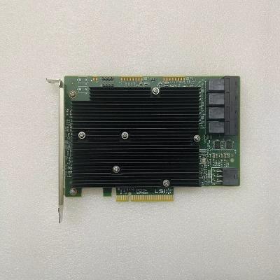 Quality LSI SAS Server Array Card 9300-16I 12GBS HBA BUS ADAPTER CARD IT Mode 4SFF-8643 for sale