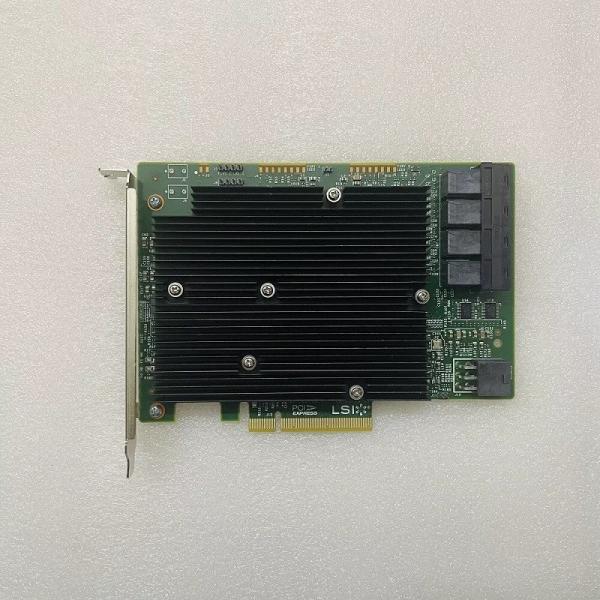 Quality LSI SAS Server Array Card 9300-16I 12GBS HBA BUS ADAPTER CARD IT Mode 4SFF-8643 for sale