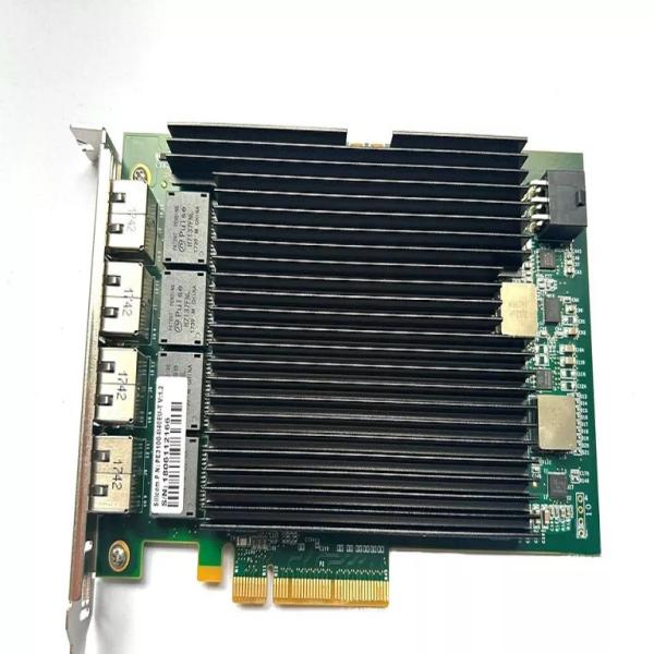 Quality Silicom Quad Port 10Gb PCIe RJ45 PE310G4I40EU-T X540-T4 Ethernet Network Adapter for sale