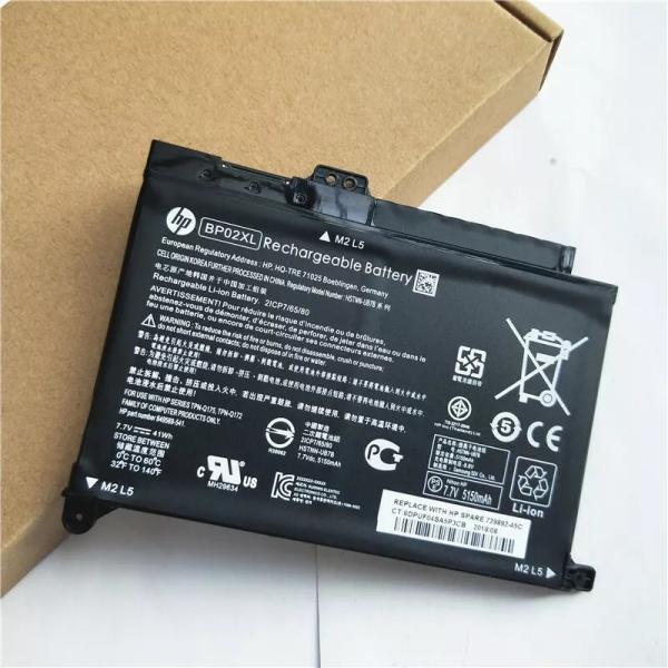 Quality Rechargeable HP Pavilion BP02XL Battery For 15-AU HSTNN-LB7H HSTNN-UB7B 849909-850 for sale