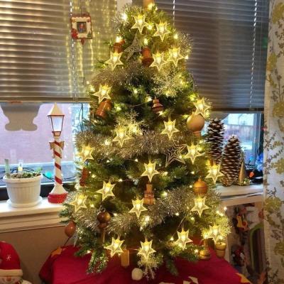 China Indoor Star String Lights Decoration for Girls Bedroom Wall Wedding Ramadan Led Extendable Waterproof Twinkle Lights 8 Modes for sale