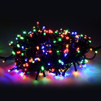 China 300 LED Christmas Lights Indoor Outdoor Warm White Christmas Tree Lights Green Wire 165ft Waterproof Twinkle Fairy Strin for sale