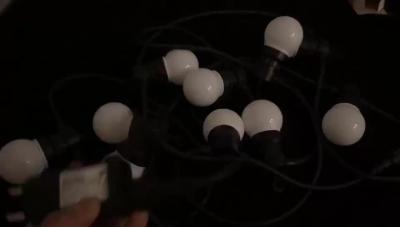 China LED G50 Outdoor String Patio Lights with Shatterproof Bulbs Weatherproof Commercial Hanging Lights for Backyard Bistro Pergola for sale