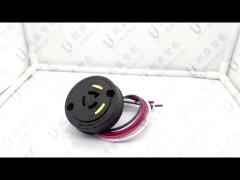 NEMA Socket Fixed Twist Lock Dimming Receptacle 5P Ultra Thin Version 0-480V Wide Voltage