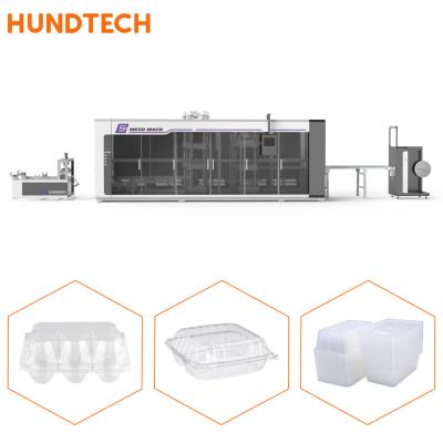 Cina Macchina di plastica della fabbrica della bevanda dell'attrezzatura di Thermoforming del servo ANIMALE DOMESTICO dei pp pieno in vendita