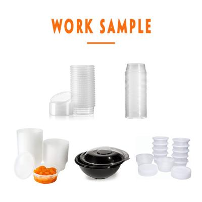 China Getränke-Geschäfte staubsaugen Wegwerf-Tiefe HT720600 Thermoforming-Maschinen-120mm zu verkaufen