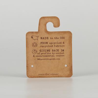Cina La stampa su misura FSC ha certificato l'etichetta dell'esposizione del gancio del cartone della carta kraft per il polso in vendita