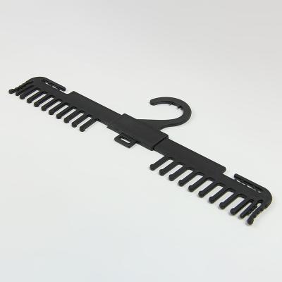 Cina Ganci di plastica Logo Black Plastic Bra Hangers su ordinazione della biancheria dell'OEM PS in vendita