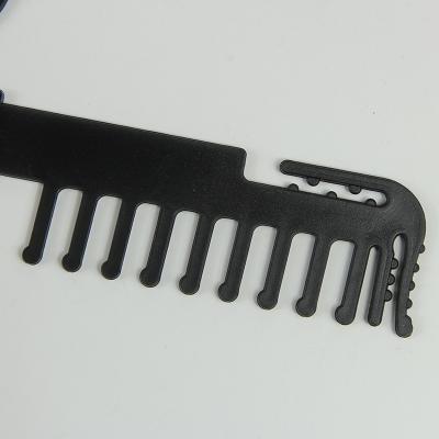 Cina Ganci di plastica Logo Black Plastic Bra Hangers su ordinazione della biancheria dell'OEM PS in vendita